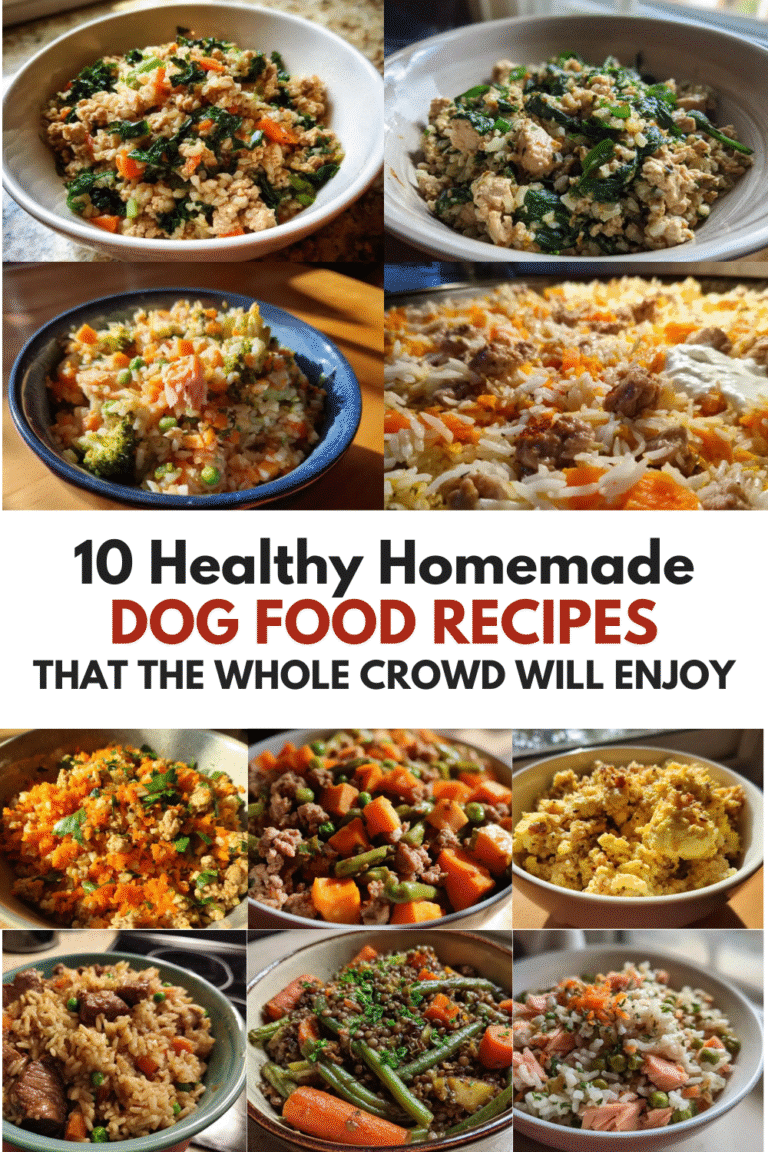 10 Healthy Homemade Dog Food Recipes