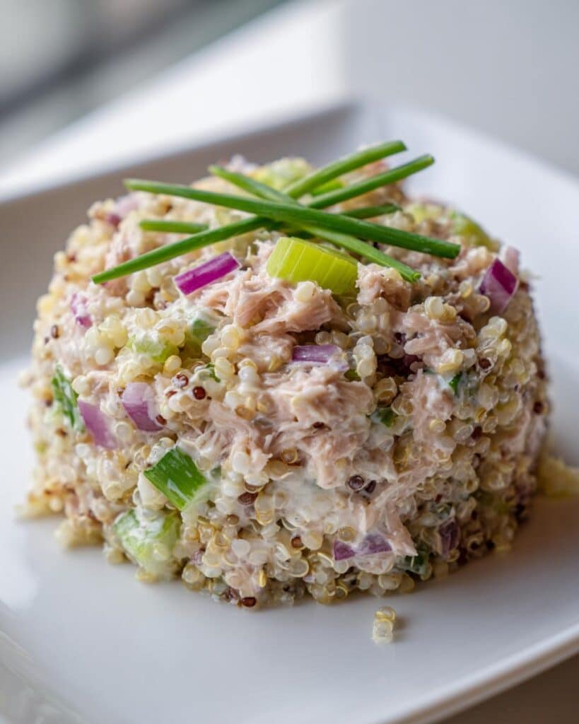 Amazing tuna and quinoa: 350 kcal power