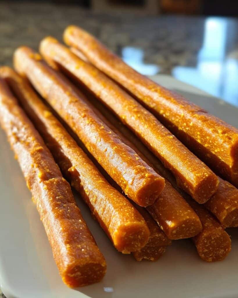 Amazing Carrot and Pumpkin Snack Sticks for Dogs